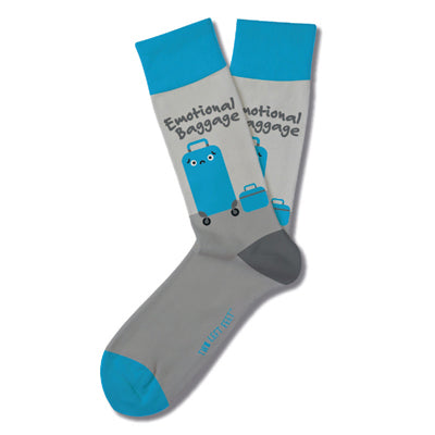 Emotional Baggage Everyday Socks | Two Left Feet – Motsu Socks